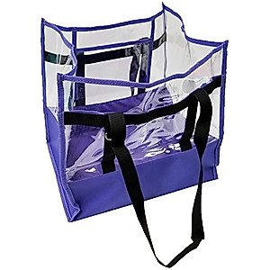 Totally Tiffany CLR-PUR-3867 Lois 2.0 All Event Tote-Purple, One Size