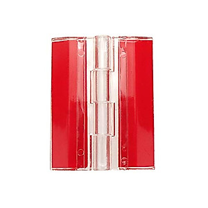 LC LICTOP Self-Adhesive Clear Acrylic Plexiglass Lucite Hinge (45x34mm/1.77"x1.34") 5pcs