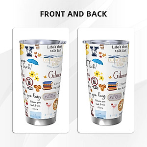 Stainless Steel Insulated Coffee Cup with Lid and Straw, 20 oz Gifts for Mom Girl Daughter Sister Friend Double Walled Stainless Steel Tumbler (silvery-E)