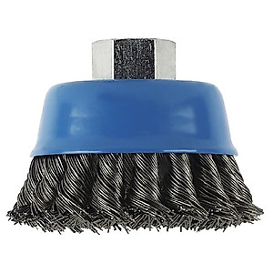 Bosch 2609256503 75 mm M14 Wire Cup Brush Knotted Wire (Brass-coated)