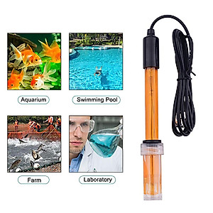 ORP Replacement Probe Electrode Oxidation Probe BNC Q9 Collector for Laboratory ORP-101.