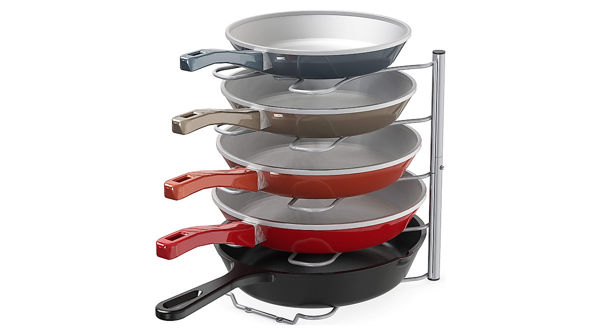 Deco Brothers Pan Organizer Rack - Space-Saving Kitchen Storage
