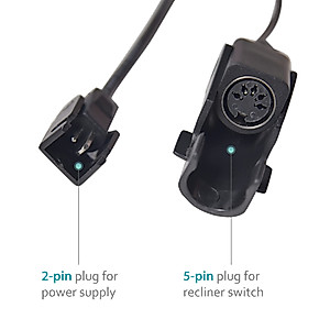 Okin Refined-R Model JLDQ-12 & JLDQ.12.134.329D for Power Recliner Bed Motor Lift Chair Actuator Replacement