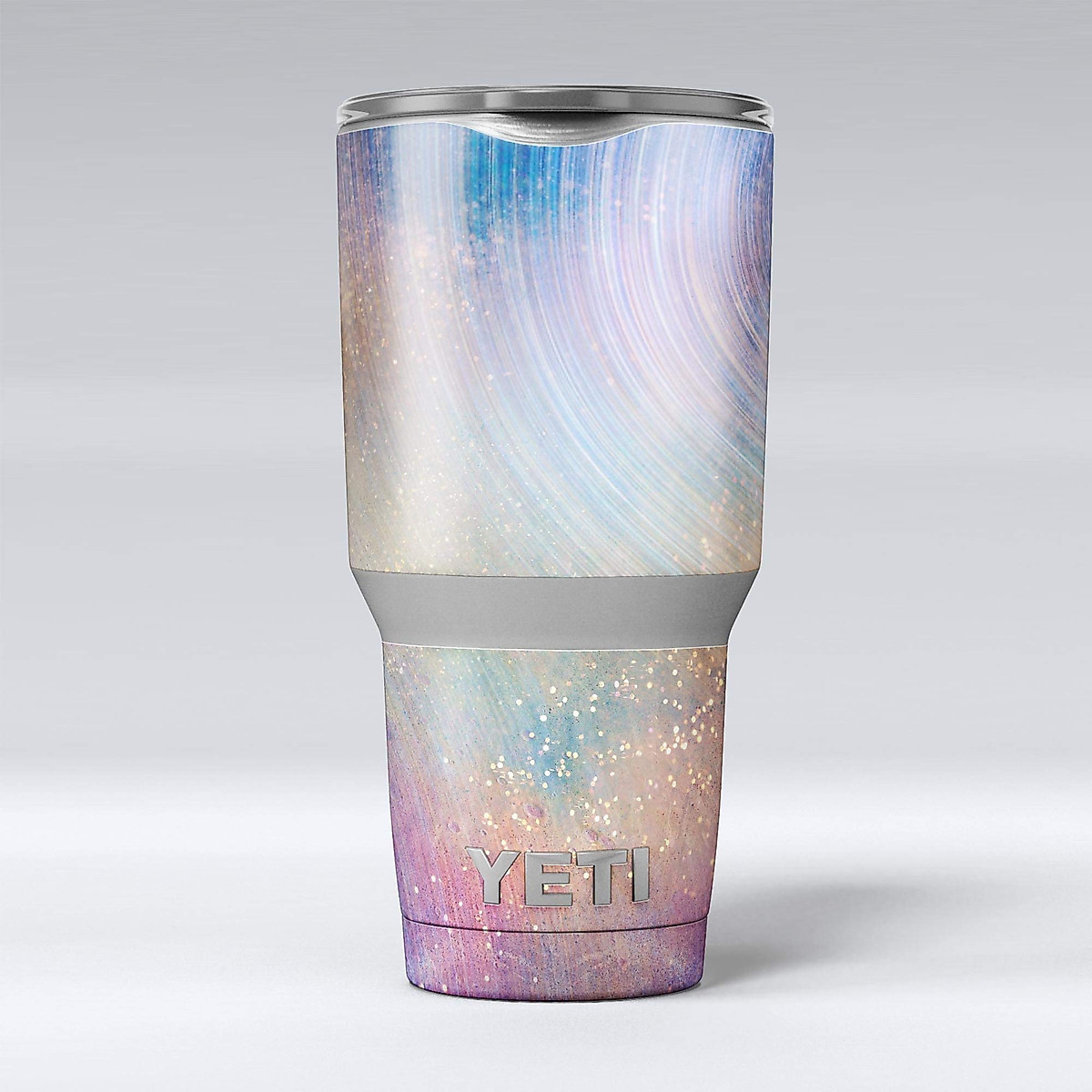 Design Skinz The Swirling Tie-Dye Scratched Surface - Skin Decal Vinyl Wrap Kit Compatible with The Yeti Rambler Cooler Tumbler Cups
