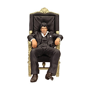 SD Toys Movie Icons Scarface: Tony Montana Throne 7" Figure