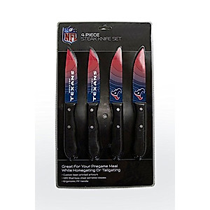 Sports Vault NFL Houston Texans Steak Knive Set