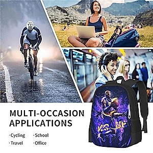 UZIAH Basketball Backpacks Retired Number 8 24 Tribute Backpack Men Anime Backpack