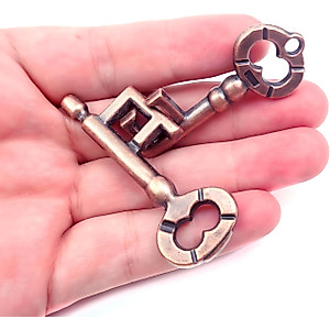 MAGIKON Traditional Brain Teaser, Classical Puzzle Magic Toy (Keys)