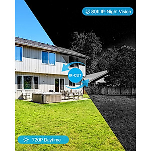 ZOSI H.265+ Home Security Camera System Outdoor Indoor, 8 Channel 5MP-Lite CCTV DVR Recorder and 4pcs Weatherproof Surveillance Bullet Camera,Night Vision,Remote Access,Motion Alerts (No HDD)