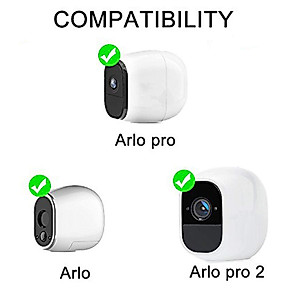 Haoyou Table Ceiling Mounts Compatible with Magnetic Arlo/Arlo Pro/Arlo Pro 2 Camera (2 Pack White)