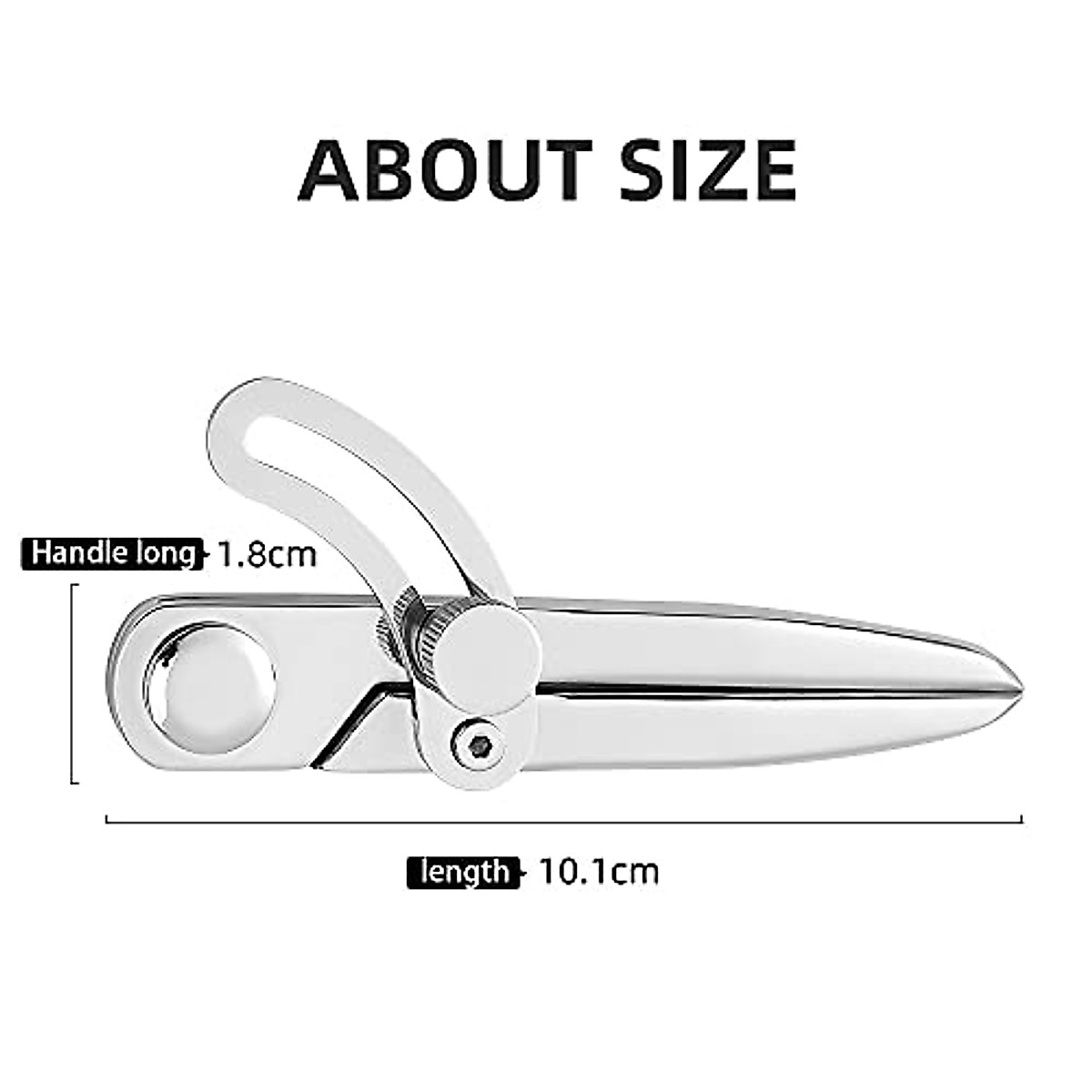 WUTA Wing Divider High Polished 304 Stainless Steel Adjustable Spacing Compass Wing Divider Scriber Leather Regulation Tools Edge Creaser DIY for Woodworking Leather Marking