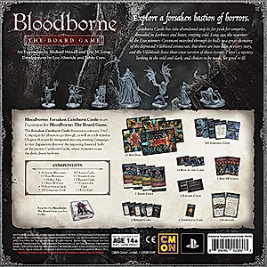 CMON Bloodborne The Board Game Forsaken Cainhurst Castle Expansion | Strategy Game | Cooperative Game for Adults and Teens | Ages 14+ | 1-4 Players | Average Playtime 60-90 Minutes | Made by CMON