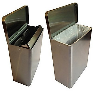 Surface Mount Sanitary Napkin Receptacle liner, TD1010, (1 Roll, 50 bags)