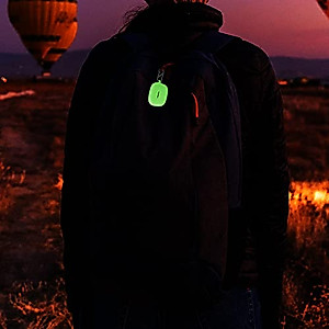 Geiomoo Silicone Case Compatible with JBL Vibe 200TWS, Protective Cover with Carabiner (Luminous Green)