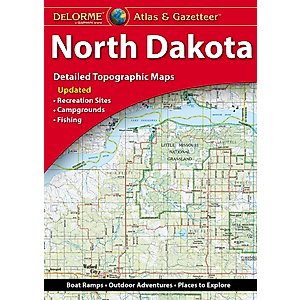 Delorme Atlas & Gazetteer: North Dakota