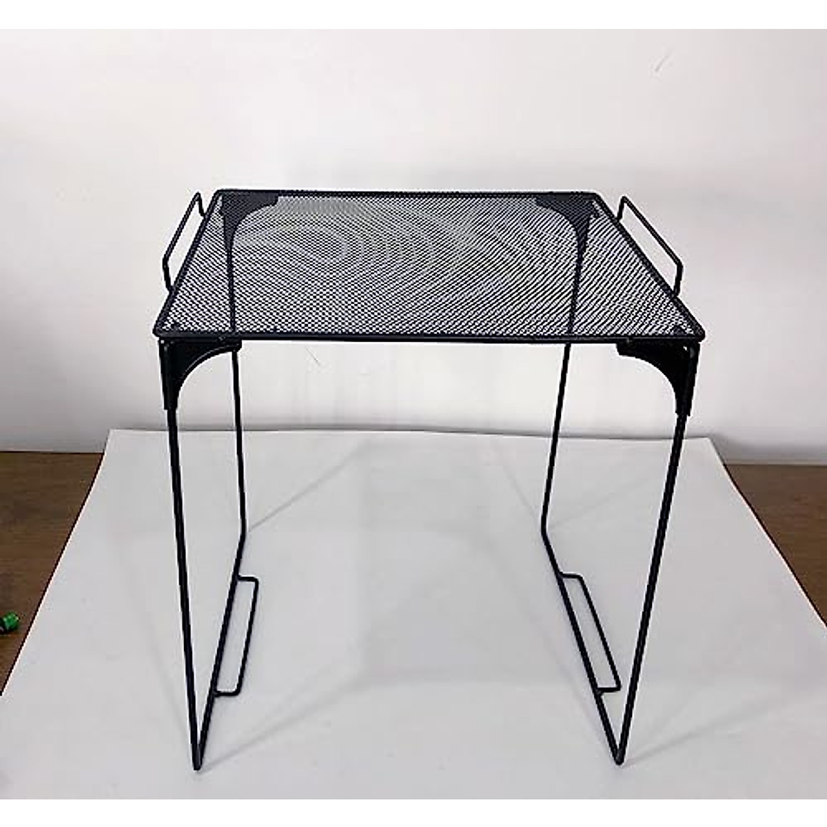 Sanpaint Stac-A-Shelf Locker Organizer Shelf, Stackable, Extra Tall, Fits Standard Size School Lockers, Black