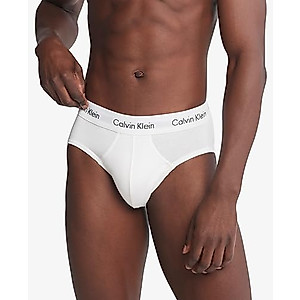 Calvin Klein Men's Cotton Stretch 3-Pack Brief, 3 White, L