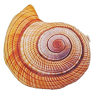 JIANEEXSQ Simulation Marine Beach Sea Snail Conch Shaped Throw Pillows Plush Cusion Nap Pillow Home Decorative Accent Cotton Sofa Bed Chair Seat Cushion