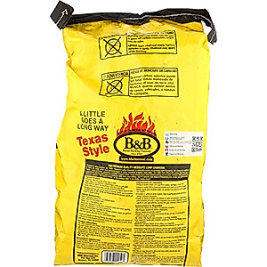 B&B CHARCOAL Charcoal Lump Mesquite, 128 OZ
