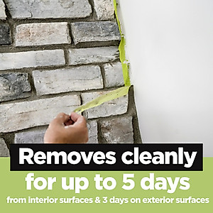 Scotch Painter's Tape 2060-1A 2060 Masking Tape, 1-Inch by 60-Yard, Green, 4 Pack