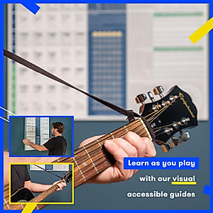 The Really Useful Guitar Poster - Learn & Master Guitar Music Theory with Our Fully Illustrated Poster - Get Creative & Compose Your Own Music - Perfect for Beginners | A1 Size - Folded Version