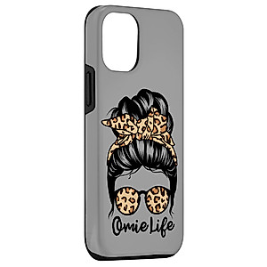 iPhone 12/12 Pro Omie Life Messy Bun Hair Funny Grandma Case