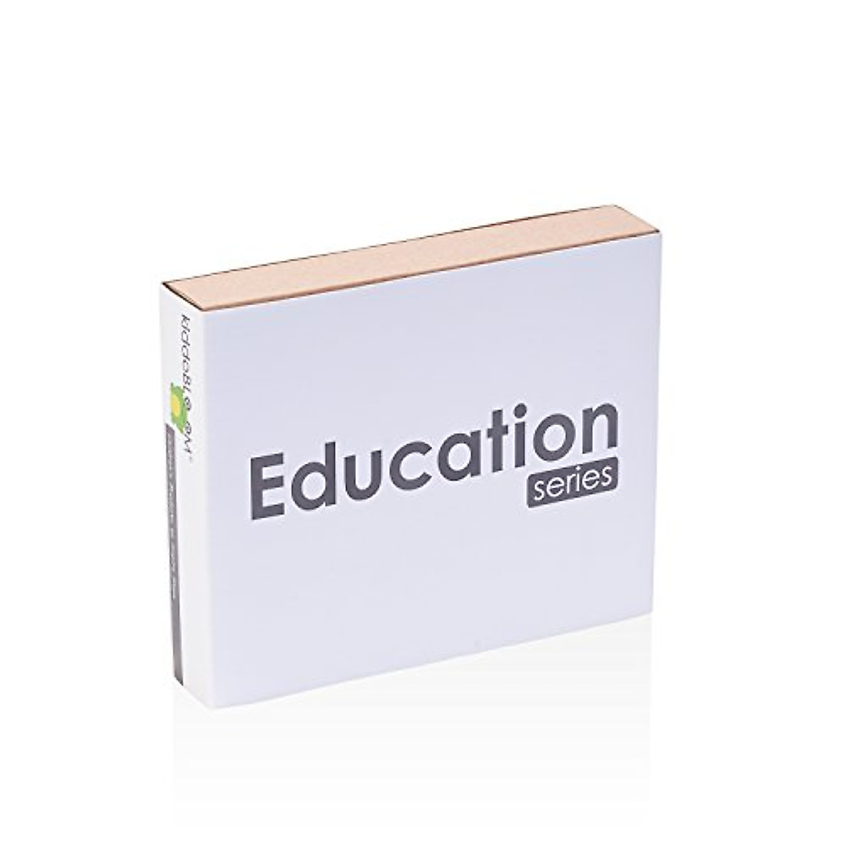 Kiddobloom Baby Stainless Steel Utensil Set. Education Series. Stainless #304 (18/8) 5pc Set (2 Spoons, 2 Forks, 1 Baby Butter Spreader/Food Pusher). Suitable for Baby Feeding/Weaning. Elegant Gift