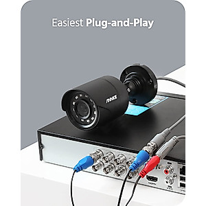 ANNKE 2 Pack 100 Feet BNC Video Power Extension Cable, Pre-Made All-in-One Security Camera Wire Cord for Surveillance CCTV System with Free Connectors (1 x BNC to BNC Female and 1 x BNC to RCA)