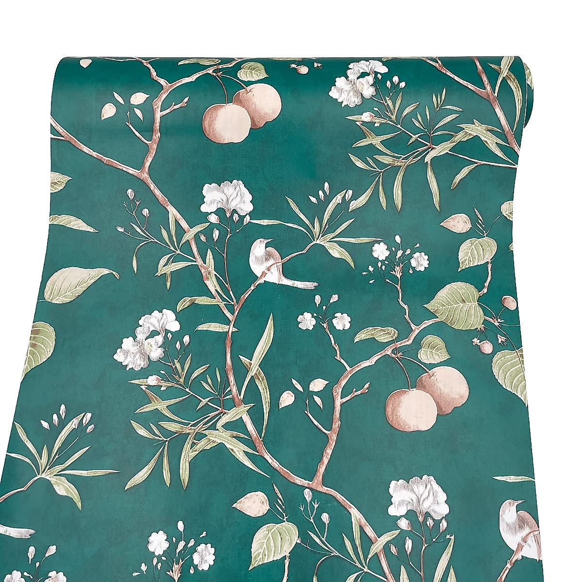 Yifasy Shelf Liner Green Striped Butterfly Self-Adhesive Drawer Cabinet Paper Line Vanity Dresser Sofa Table 118x17.7 Inch