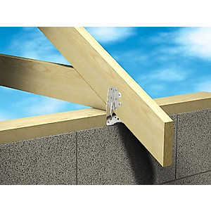 BPC Fixings Galvanised Truss Clip 10-Piece Set, 50 mm Width.