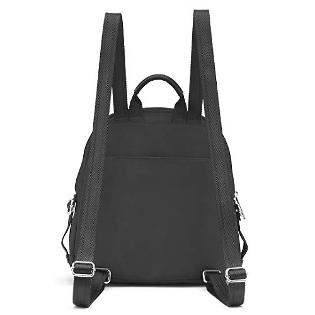 Calvin Klein womens Sussex Nylon Backpack, Black/Silver, One Size