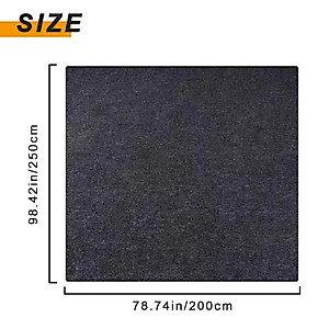 Outdoor Storage Shed Mat, 6.6x8.2 FT Thickened Garden Shed Floor Mat, Garage Floor Mat, Washable,Non Slip,Waterproof and Oil Resistant Carport Mat for Patio Backyard Lawn Entryway