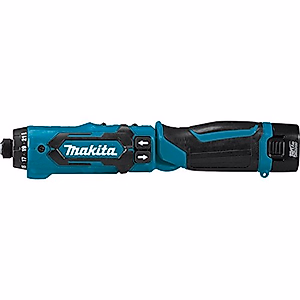 Makita DF012DSE 7.2V Lithium-Ion Cordless 1/4" Hex Driver-Drill Kit with Auto-Stop Clutch