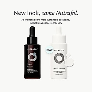 Nutrafol Fullest Hair Kit | Postpartum Hair Growth Supplement & Growth Activator | Supports Visibly Stronger, Thicker Hair | Patent-Pending Ashwagandha Exosome Technology | 3 Month Supply