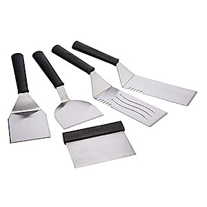 Cuisinart 5-Piece Stainless Steel BBQ Tool Set for Gourmet Outdoor Grilling