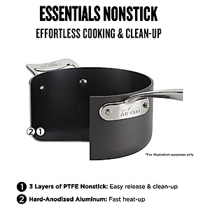 All-Clad Essentials Nonstick Lid, 12 inch, Stainless Steel