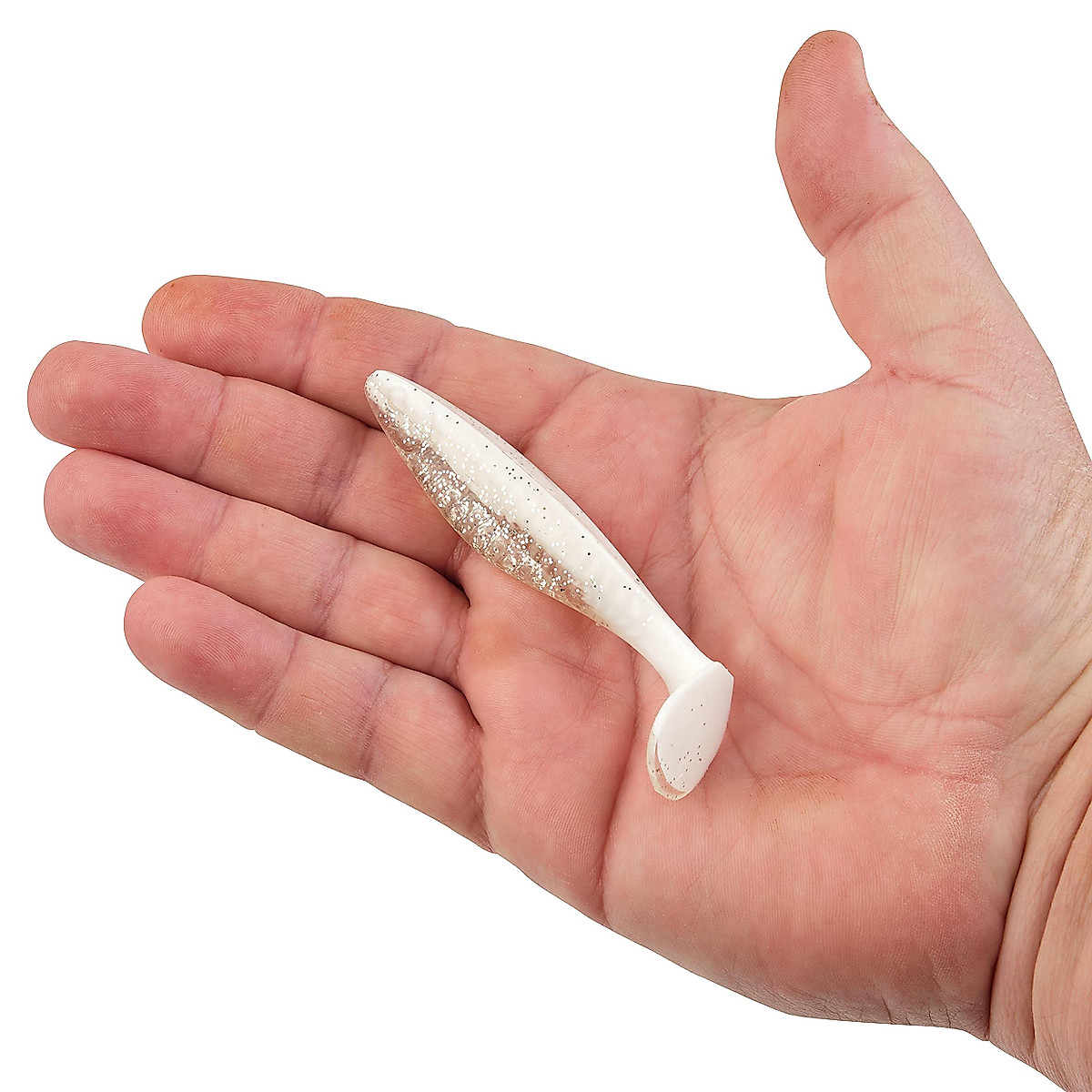 Berkley Powerbait The Champ Swimmer Fishing Soft Bait, Sight Flash, 3.8"