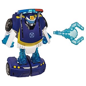 Transformers Playskool Heroes Rescue Bots Energize Chase the Police-Bot Action Figure, Ages 3-7 (Amazon Exclusive)