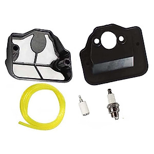 HURI Air Filter Fuel Line Kit for Husqvarna 36 41 136 137 141 142 Chainsaw