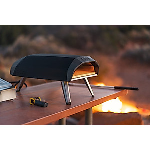Ooni Koda 12 Portable Gas Pizza Oven with Ooni 12" Perforated Peel + Protective Cover- Outdoor Pizza Oven for Authentic Stone