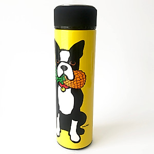 Marc Tetro Pineapple Boston Terrier Vacuum Insulated Water Bottle