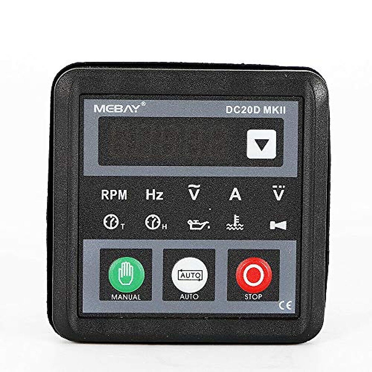 Generator Controller DC20D Genset Controller Automatic Generator Start Controller Module Electronic Diesel Gasoline Engine Generator Controller Micro-Computer Control LED Display