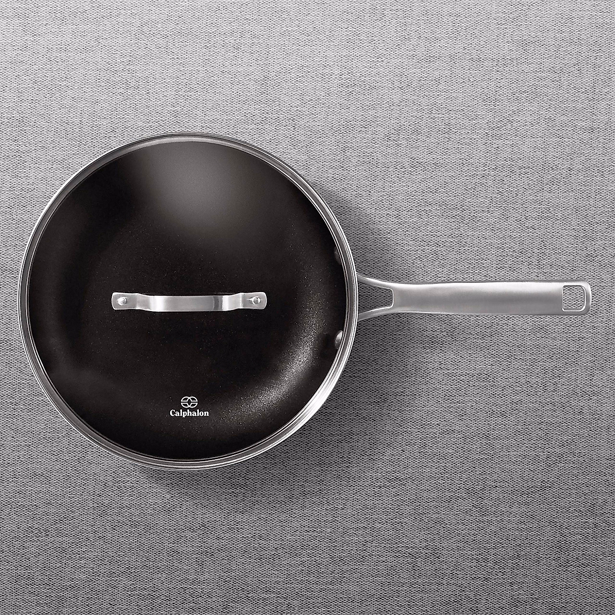 Calphalon Classic 10-Inch Omelette Fry Pan with Cover, Black