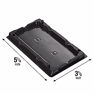 BLACK+ DECKER Glue Traps for Mouse & Insect- Heavy- Duty Sticky Traps for Mice, Small Rats, Flies, Cockroaches & Other Bugs- 4 Pre-Baited Trays- Odorless Pest Remover