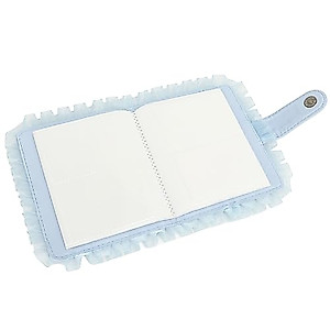 Camera Picture Album, High Transparency 64 Pockets Light Buckle Design Mini Film Photo Album for Display (Blue)