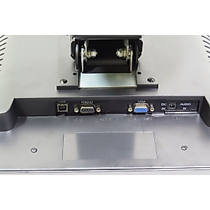 AccuView 15 inch Touch Screen Monitor 1024 x 768 Resolution VGA Signal Connector USB RS232 Touch Interface Black PT5RCA