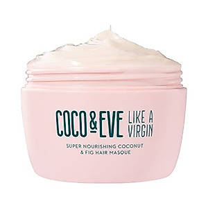 Coco & Eve Like a Virgin Hair Masque - Coconut & Fig Hair Mask for Dry Damaged hair with Shea Butter & Argan Oil for Hair Repair & Hydration | Deep Conditioning Mask Hair Treatment