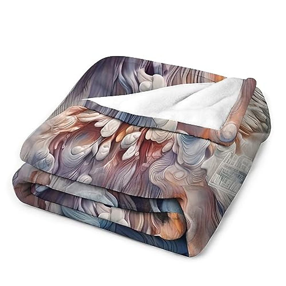 JHION Fantasy Bird Blanket, Fleece Flannel Cozy Throw Blankets, Breathable Lightweight Warm Bed Blanket All Season Blanket for Couch Bed Sofa 50"x60"