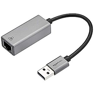 Amazon Basics Aluminum USB 3.0 Gigabit Ethernet Adapter