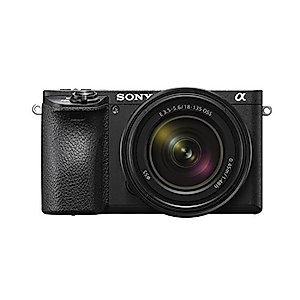 Sony a6500 Mirrorless Camera with 18-135mm Lens with LCD, 3", Black